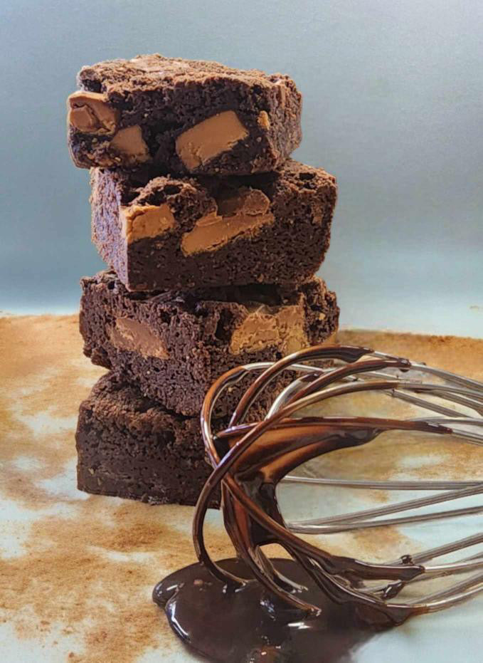 Caramilk Brownies – Basic Az Bakes